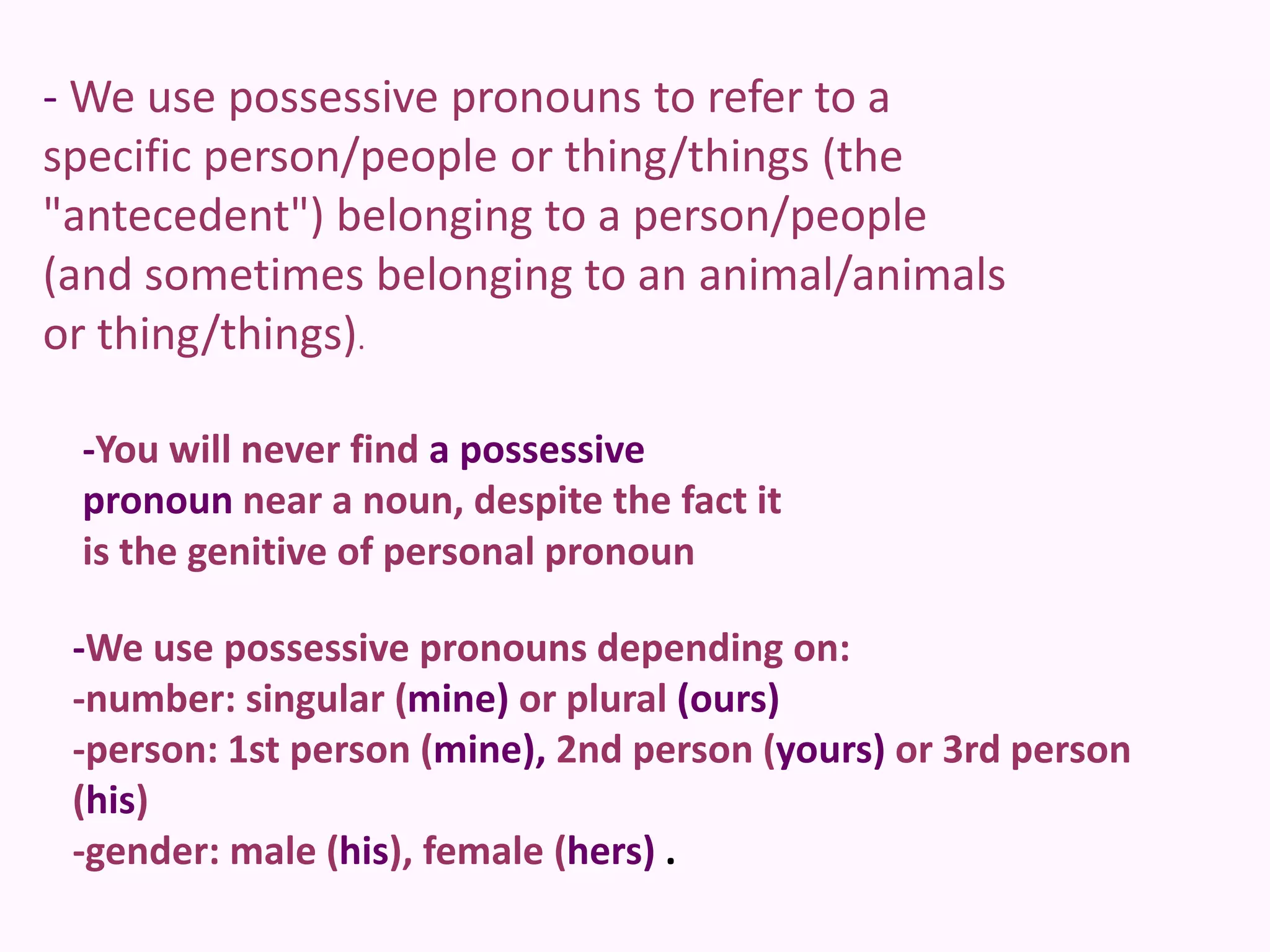 Pronouns | PPTX