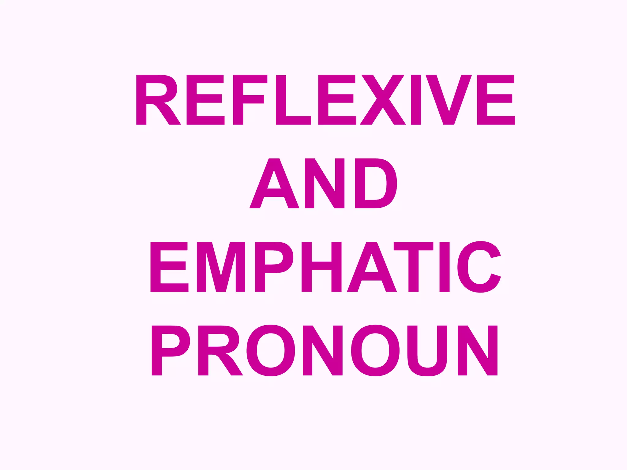 Pronouns | PPTX