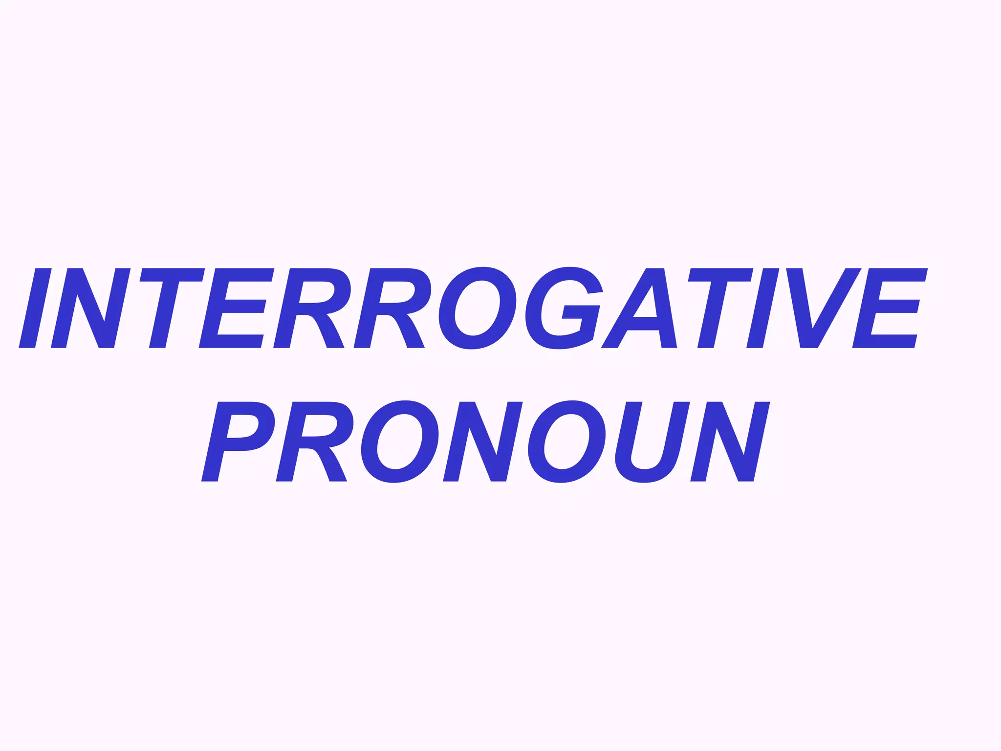 Pronouns | PPTX