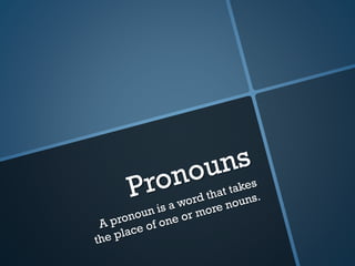Pronouns | PPTX