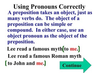 Personal Pronouns | PPT