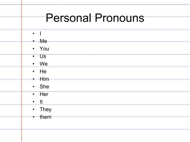 Pronouns | PPT
