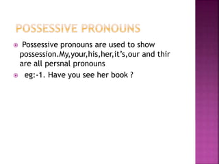 POWERPOINT-Pronouns | PPT