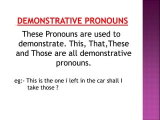 POWERPOINT-Pronouns | PPT
