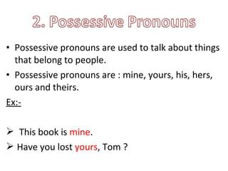 Pronouns | PPT