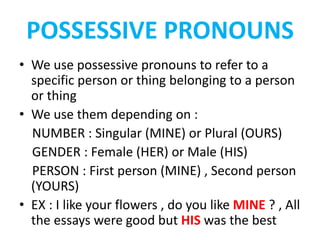 Pronouns | PPT