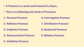 Pronouns | PPT