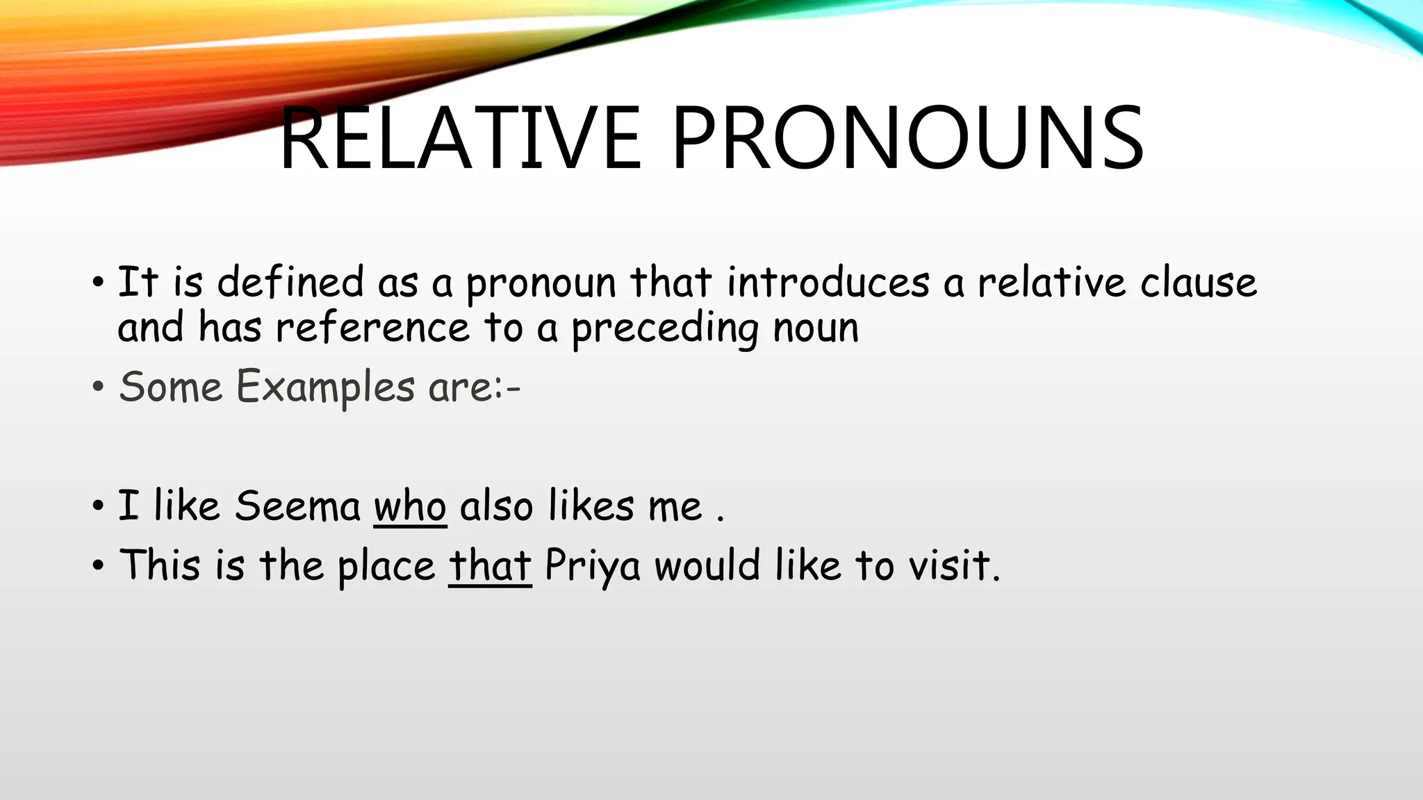pronouns - types of pronouns - personal 1 | PPT