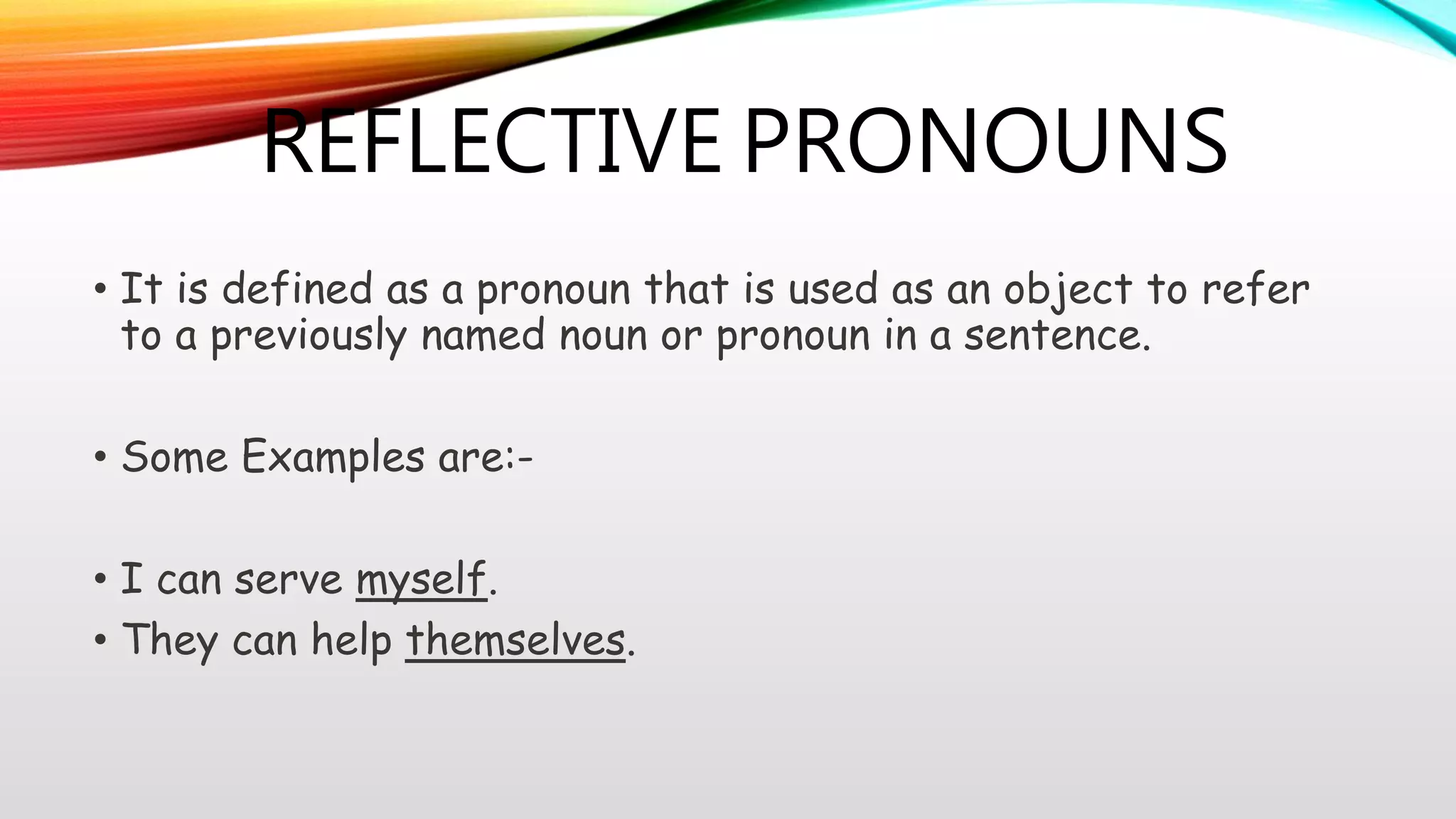 Pronouns and its types | PPTX