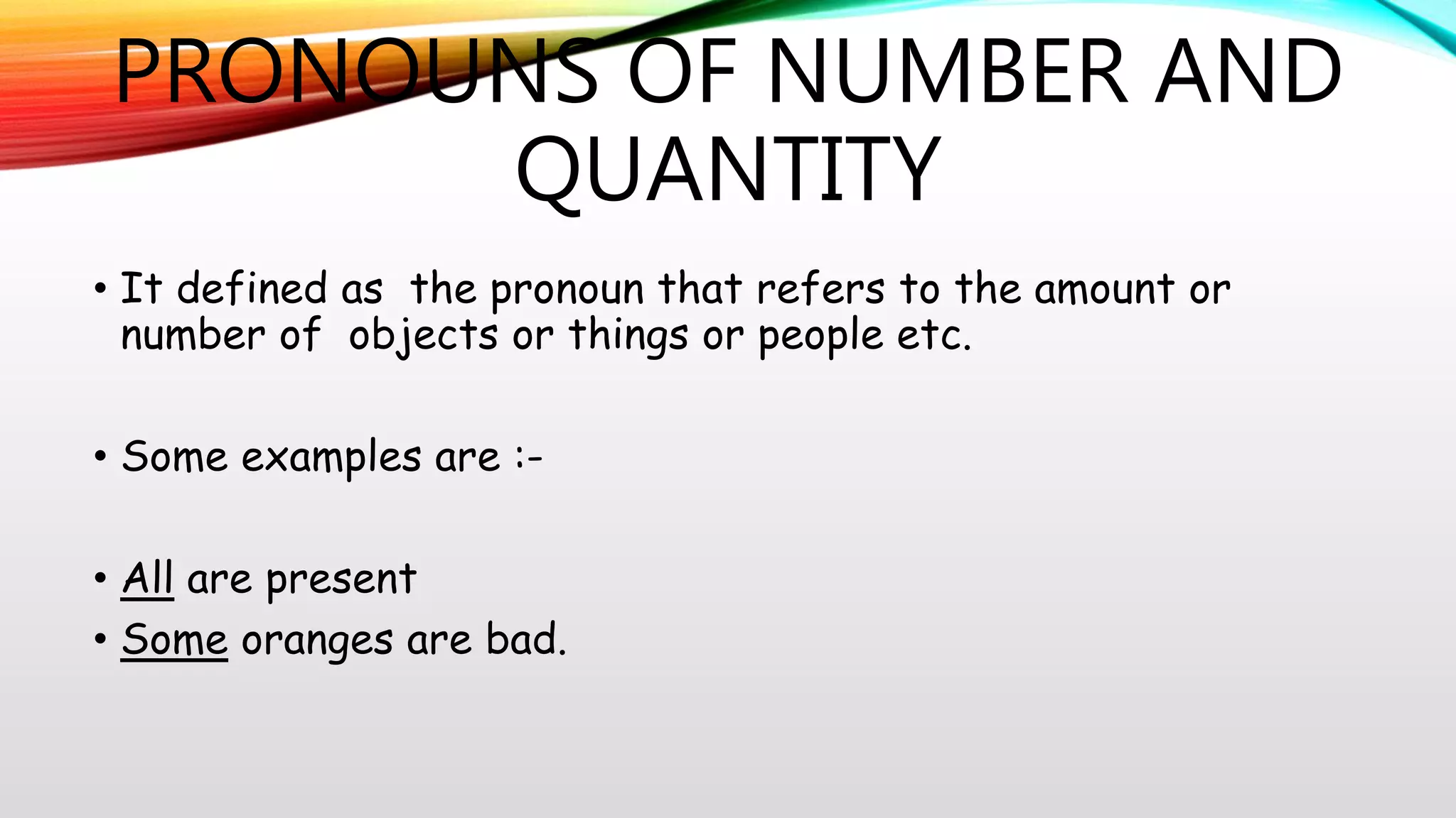 Pronouns and its types | PPTX