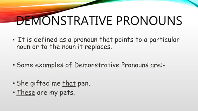 Pronouns and its types | PPTX