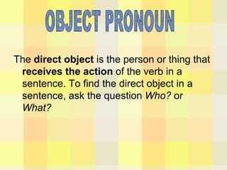 personal .Pronouns for. esl students.ppt