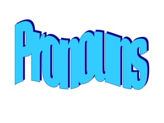 All about Pronouns and types of pronouns | PPT