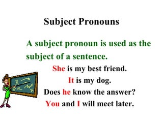 Pronouns.ppt.g2.emglish.lowergrades.nouns | PPT