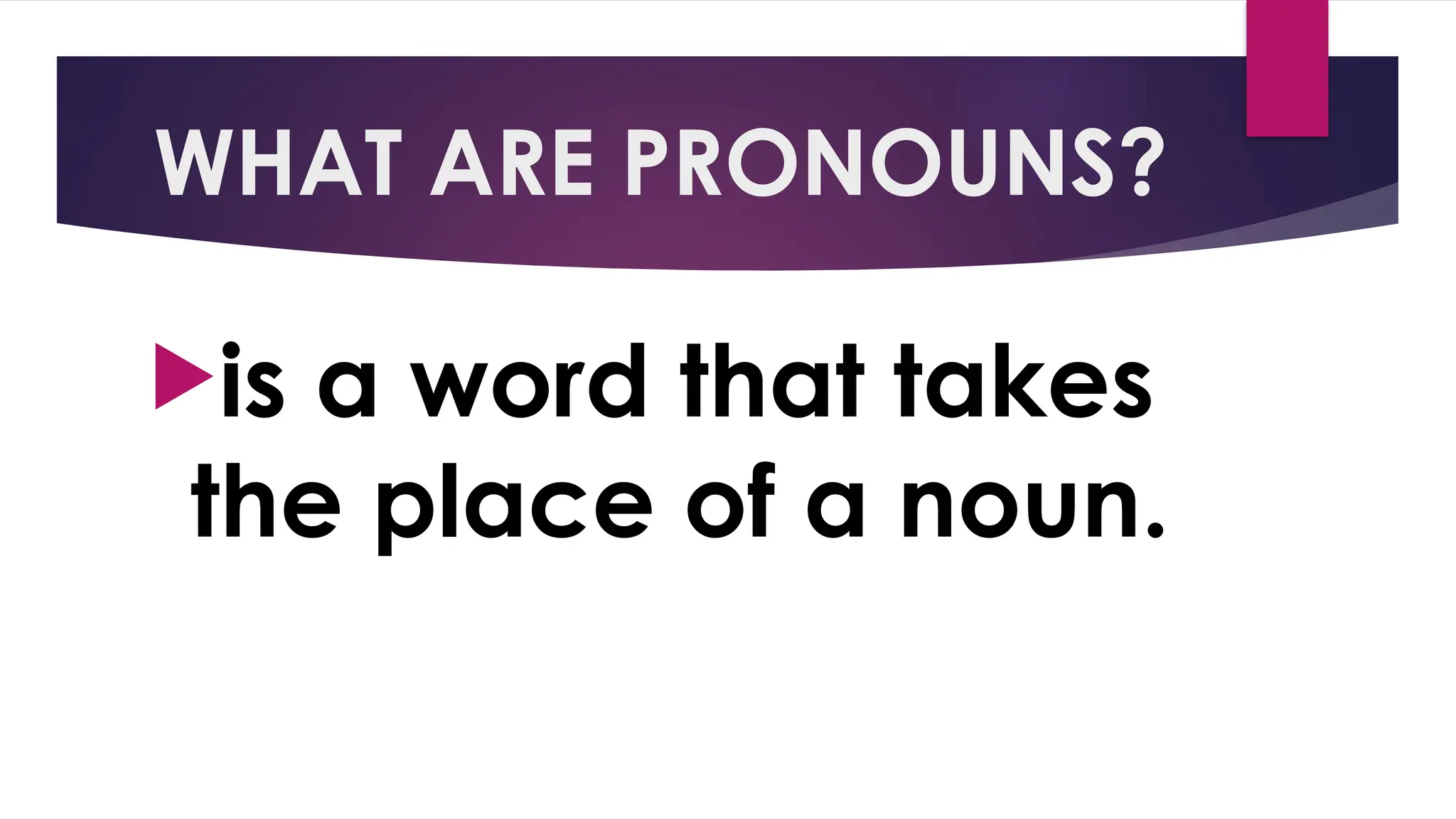 Lesson on Pronouns Grade 6 First Quarter | PPTX | Food & Drink