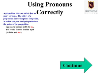 Explaining the various types of Pronouns | PPT