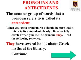 Explaining the various types of Pronouns | PPT