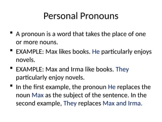 Pronouns - what is a pronoun (presentation).pptx