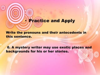 Pronouns by anglicize | PPT