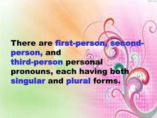 Pronouns by anglicize | PPT