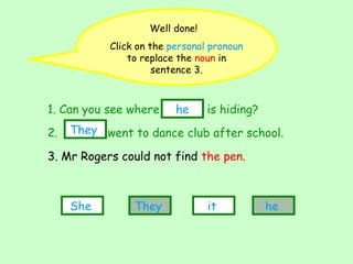 Using Pronouns instead of Nouns | PPT