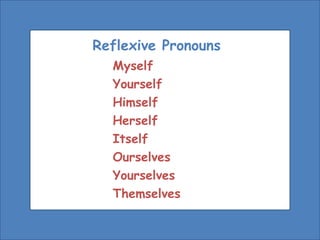 Pronouns, adjectives... | PPT