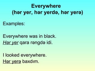 Pronouns and adverbs | PPT