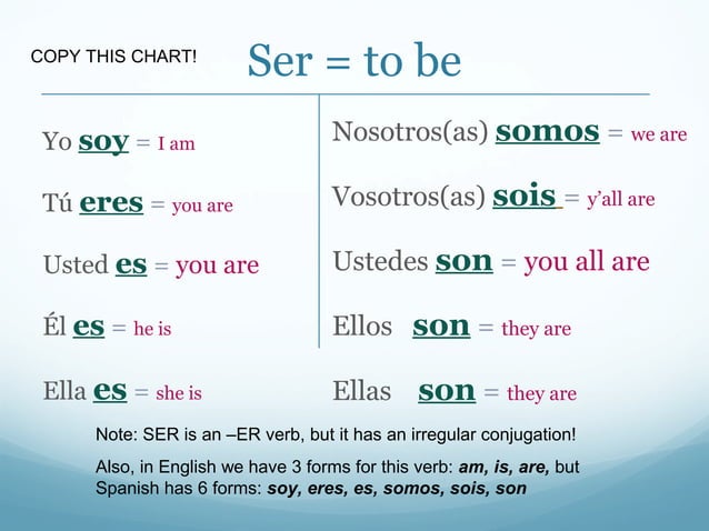Pronouns and ser | PPT