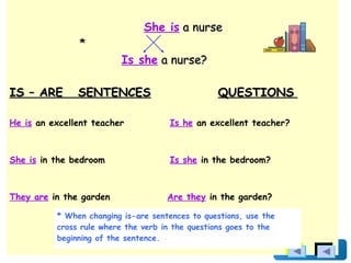 Pronouns and the verb tobe | ODP