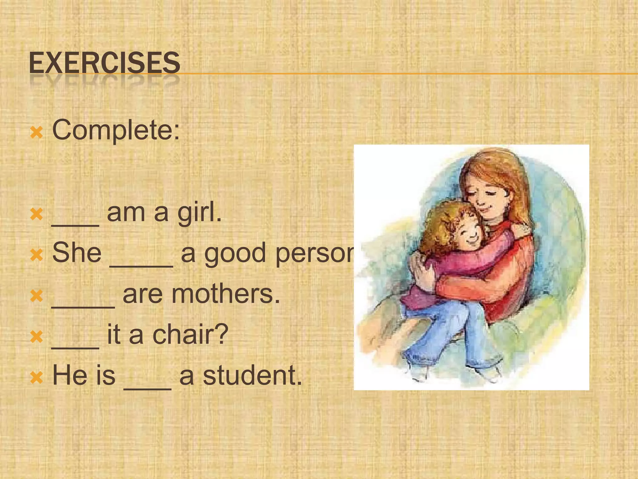 Pronouns and verb tobe | PPTX