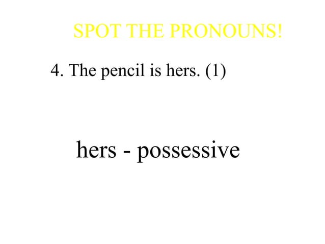 Pronouns Grade 3 | PPTX