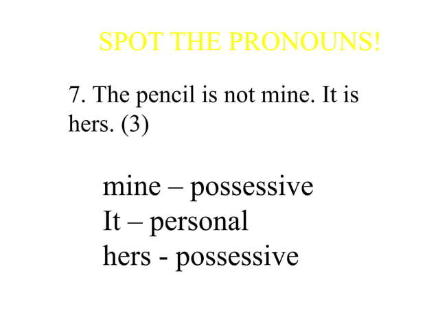 Pronouns Grade 3 | PPTX