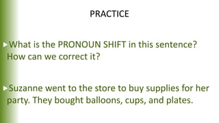 Pronoun shift | PPTX