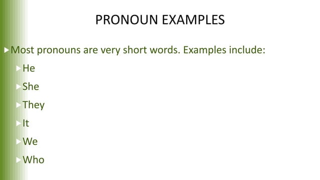 Pronoun shift | PPTX