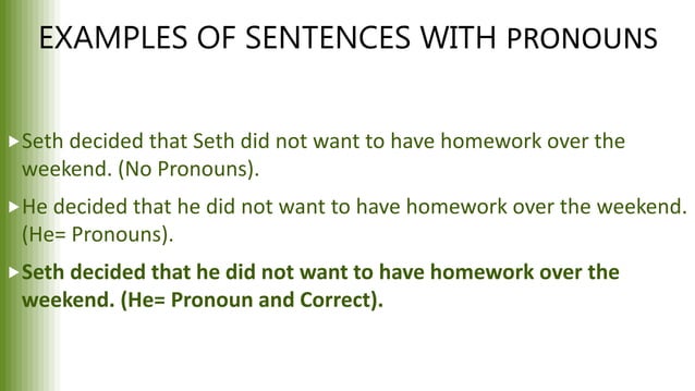 Pronoun shift | PPTX