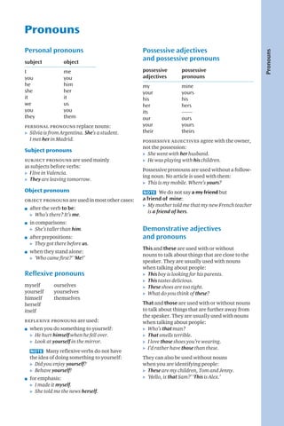 Pronouns | PDF