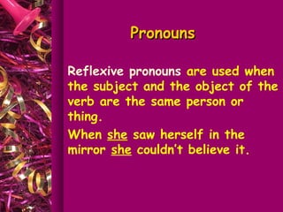 Pronouns & possessive forms | PPT