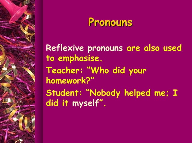 Pronouns & possessive forms | PPT