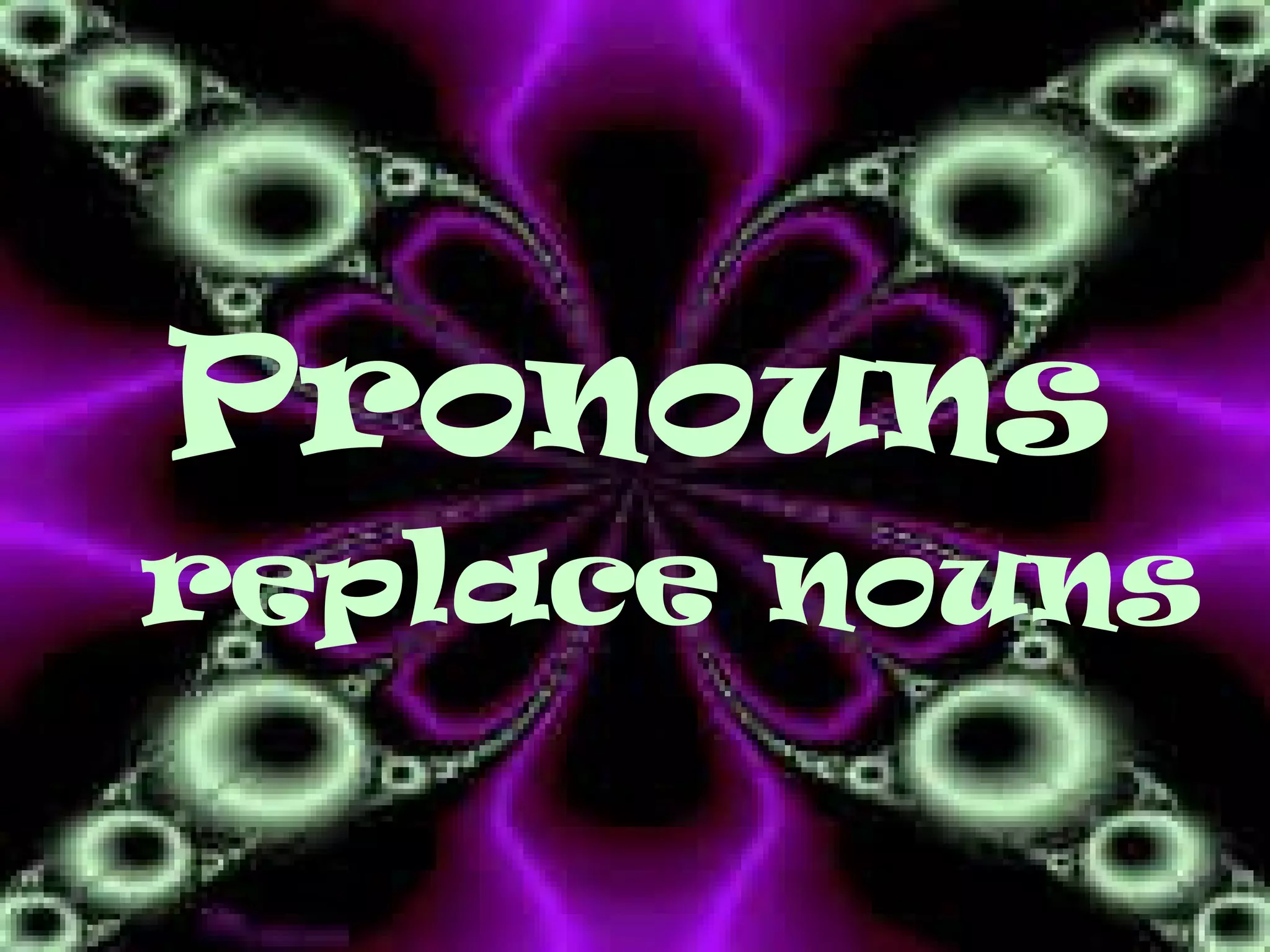 Pronouns powerpoint | PPT