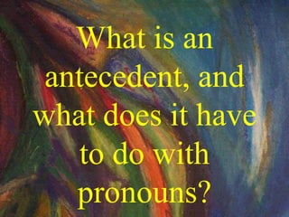 Pronouns powerpoint | PPT