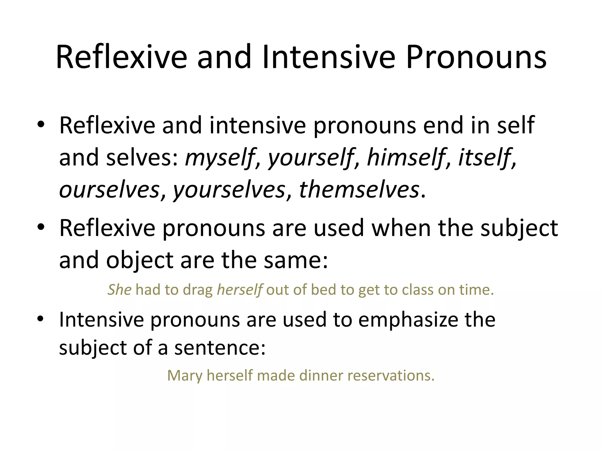 Pronoun Lesson | PPTX