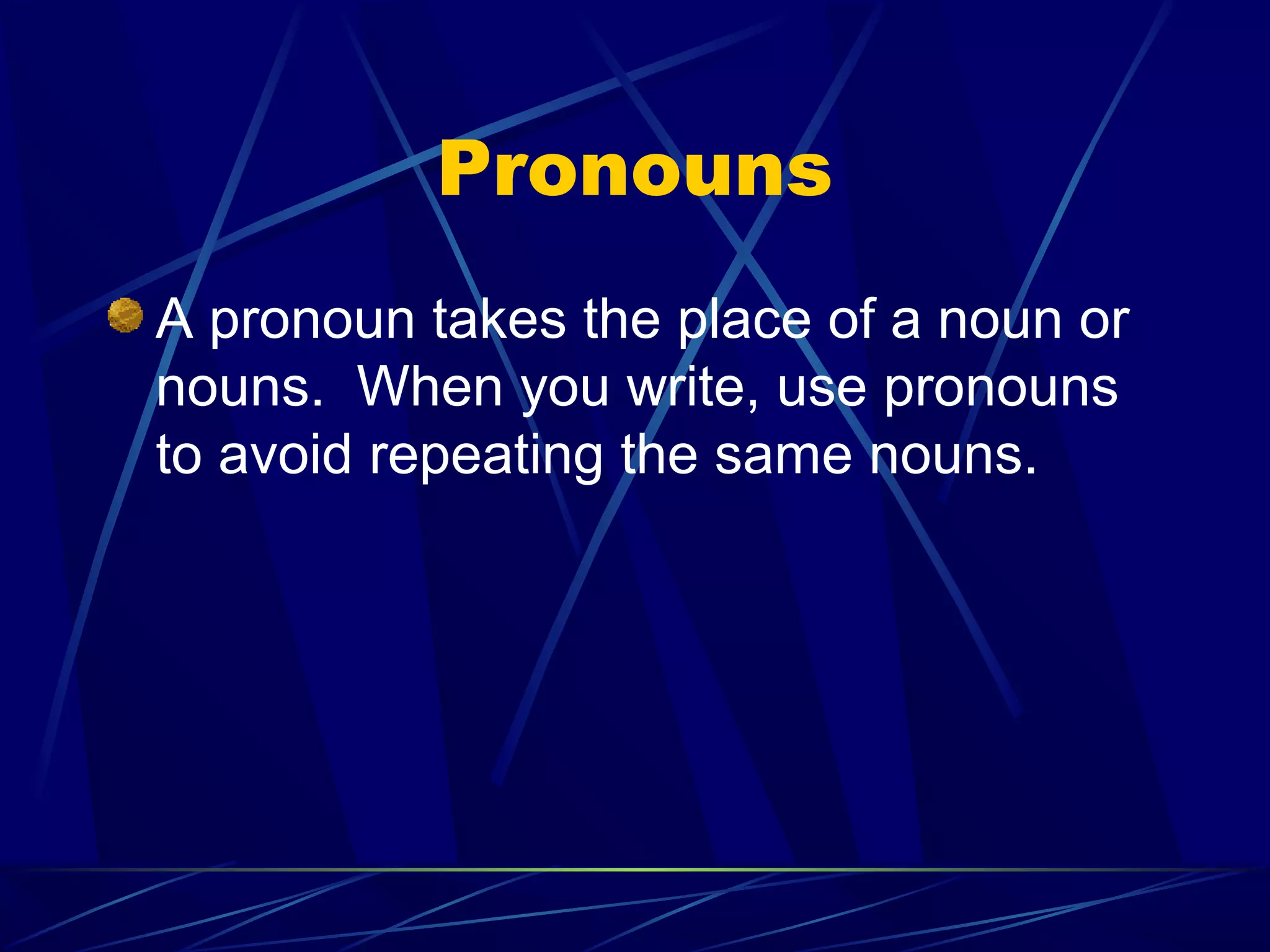 Pronouns | PPT