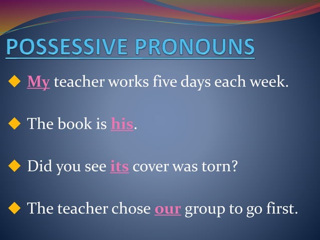 Pronouns Notes (nb p 37) | PPT