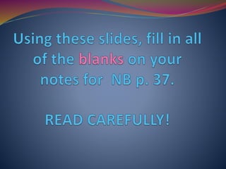 Pronouns Notes (nb p 37) | PPT