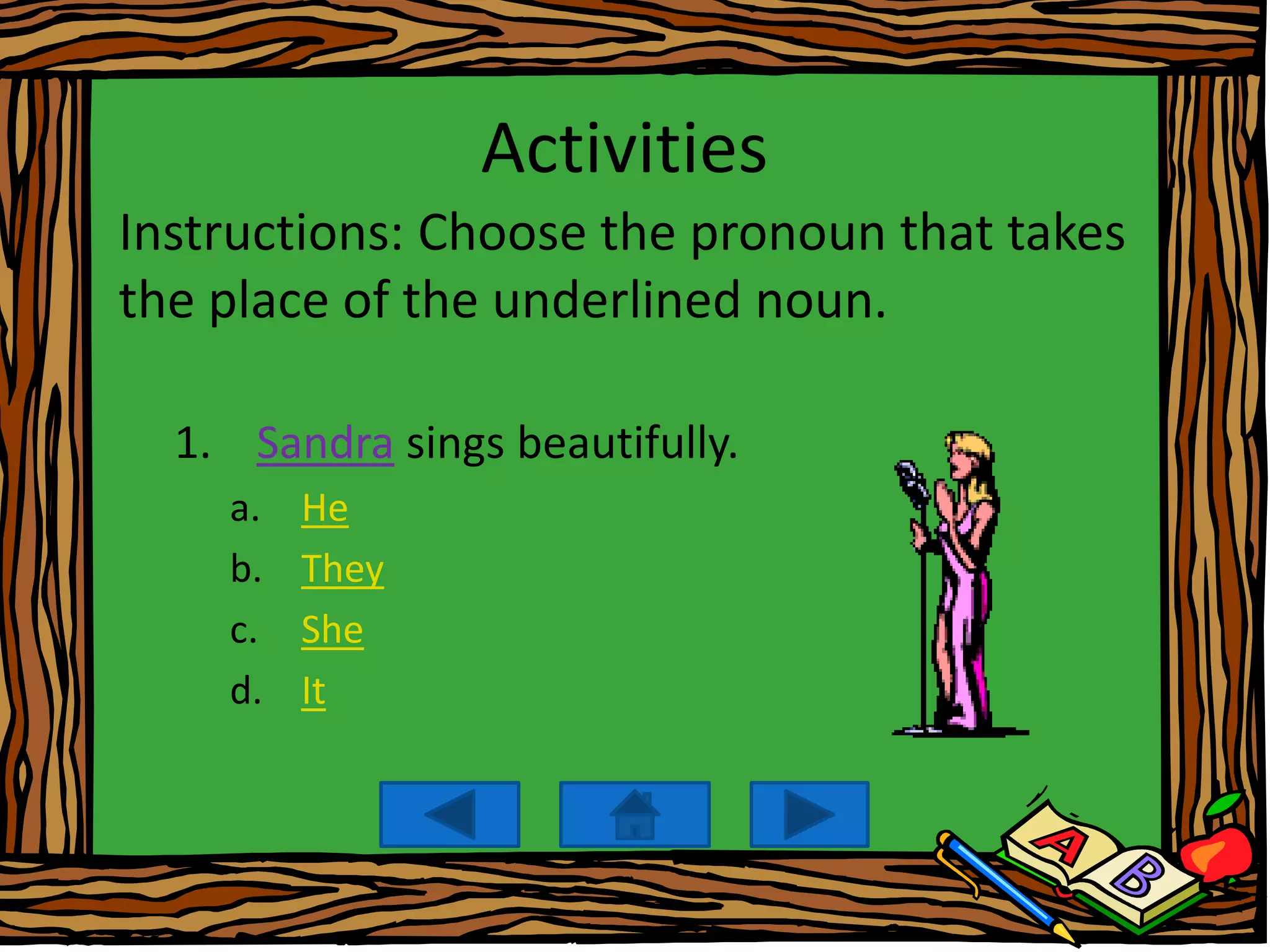 Pronouns second grade | PPTX
