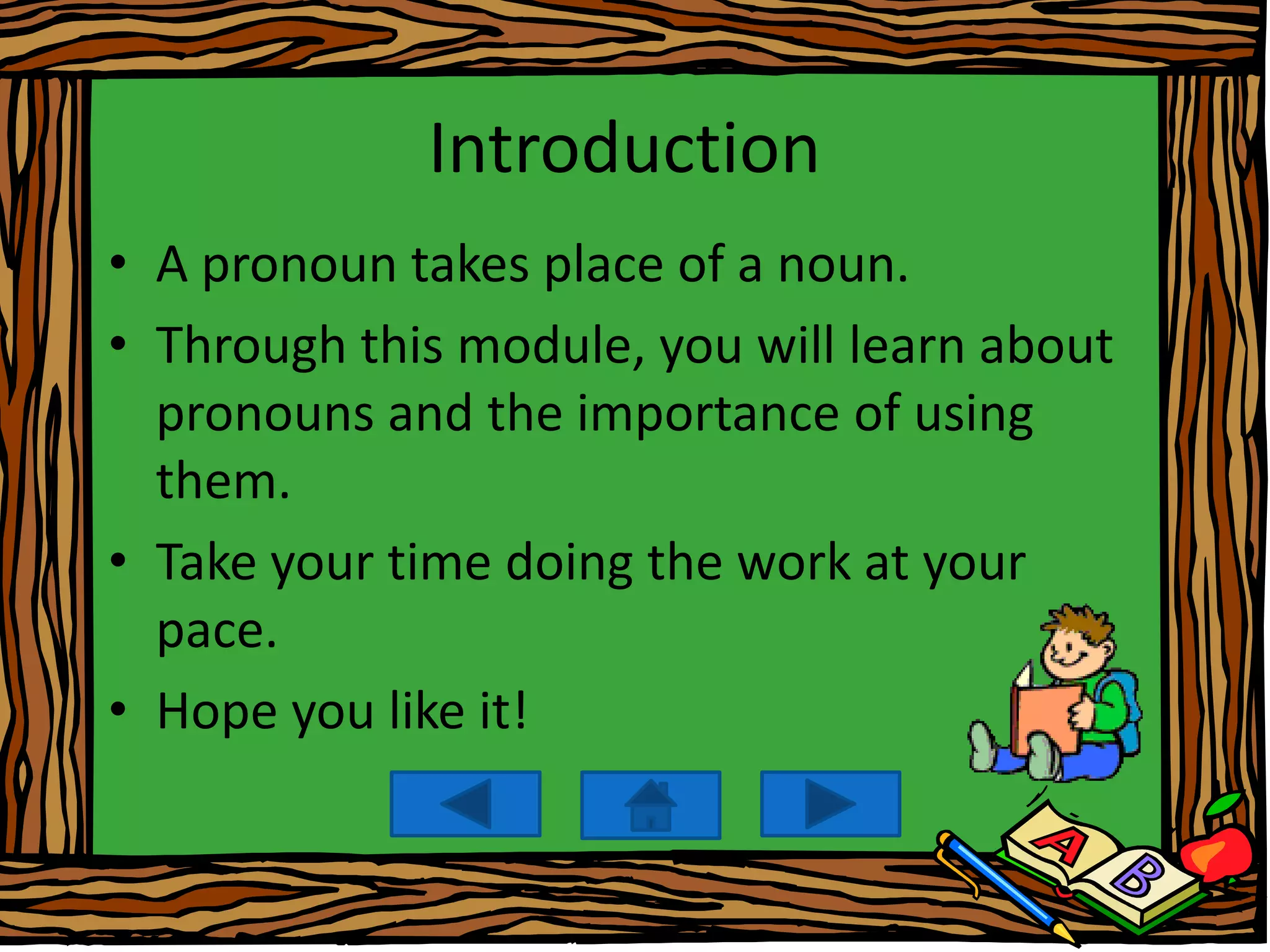 Pronouns second grade | PPTX