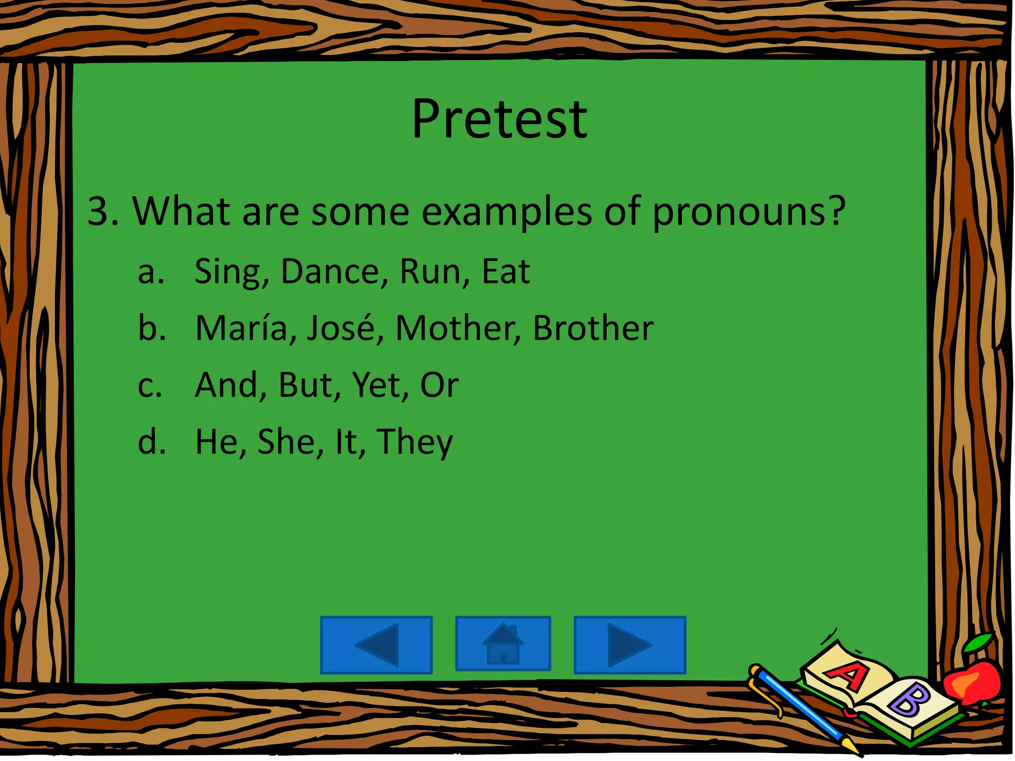Pronouns second grade | PPTX