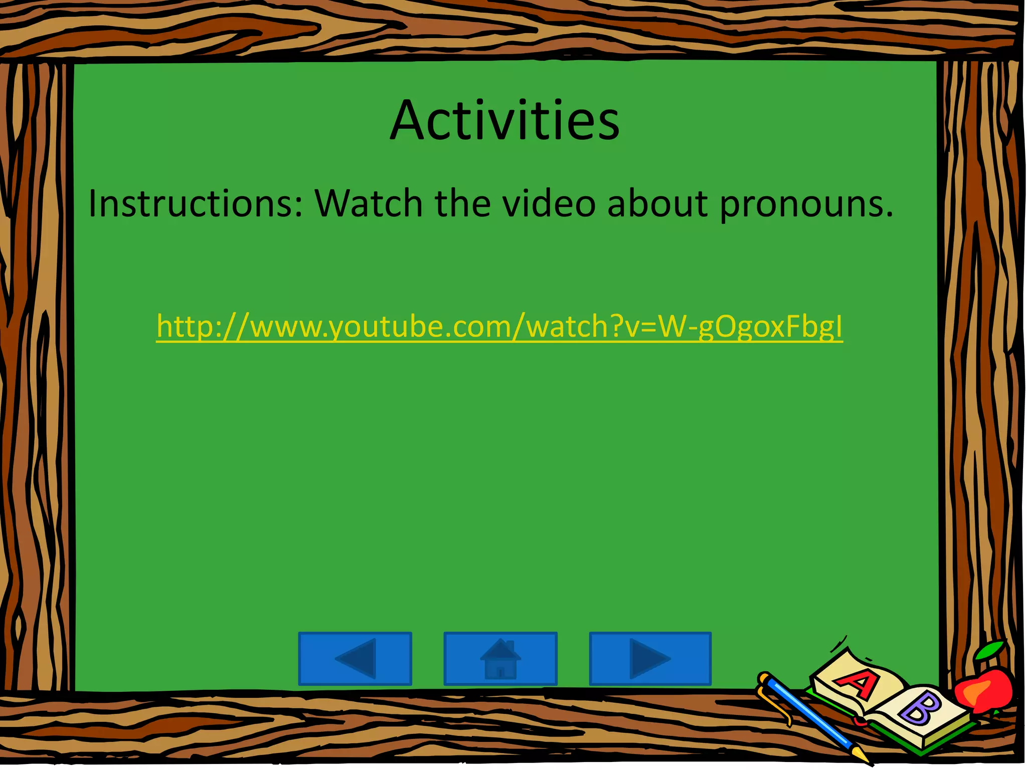 Pronouns second grade | PPTX
