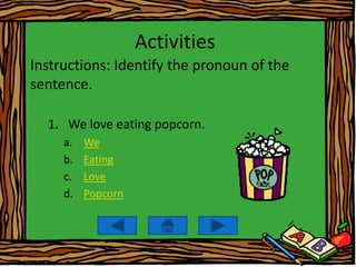 Pronouns second grade | PPTX