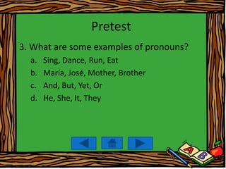Pronouns second grade | PPTX